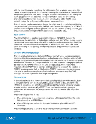 White Paper: DB2 and FAST VP Testing and Best Practices | PDF
