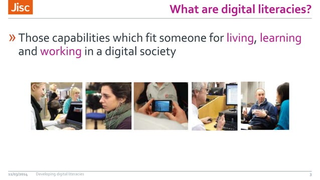 Developing digital literacies - Sarah Davies - Jisc Digital Festival 2014
