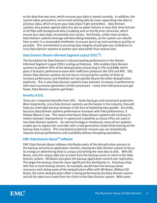 Deduplication Solutions Are Not All Created Equal: Why Data Domain? | PDF