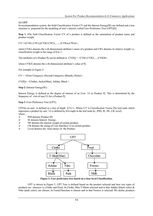 System For Product Recommendation In E Commerce Applications Pdf