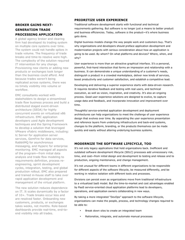 White Paper: Application Modernization | PDF