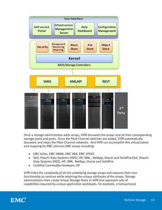 Rethink Storage: Transform the Data Center with EMC ViPR Software ...