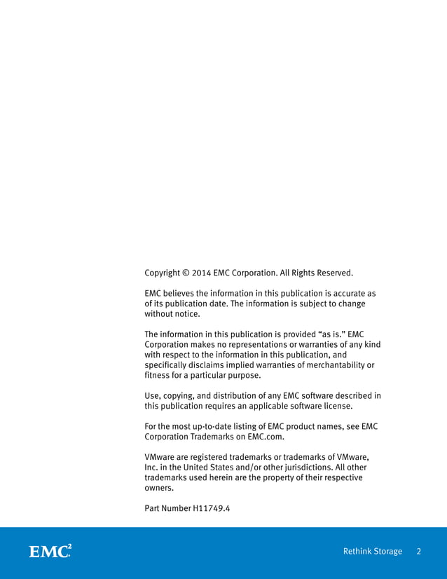 Rethink Storage: Transform the Data Center with EMC ViPR Software ...