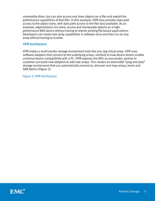 Rethink Storage: Transform the Data Center with EMC ViPR Software ...