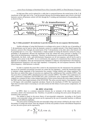 Active Power Exchange in Distributed Power-Flow Controller (DPFC) At Third Harmonic Frequency | PDF