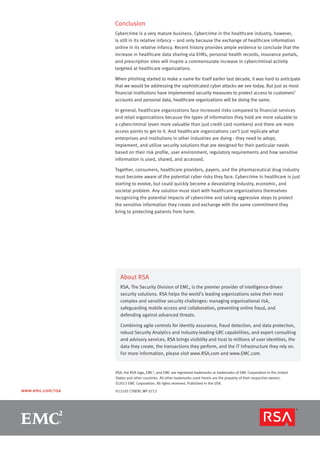 Cybercrime and the Healthcare Industry | PDF