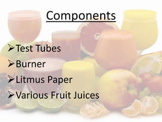Chemistry investigatory project | PPTX