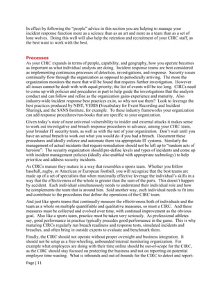 The Critical Incident Response Maturity Journey | PDF | IT and Internet ...
