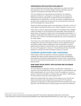 CONTINUOUS APPLICATION AVAILABILITY WITH EMC VPLEX | PDF | Cloud Computing | Internet