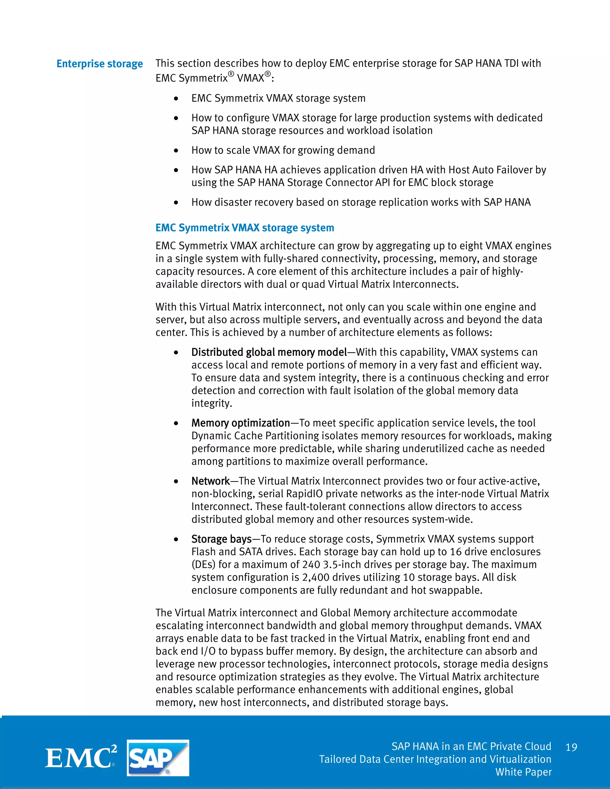 SAP HANA in an EMC Private Cloud | PDF | Data Storage and Warehousing | Computing