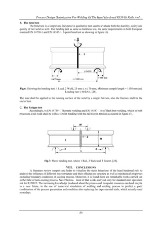 Process Design Optimization for Welding of the Head Hardened R350 Ht ...
