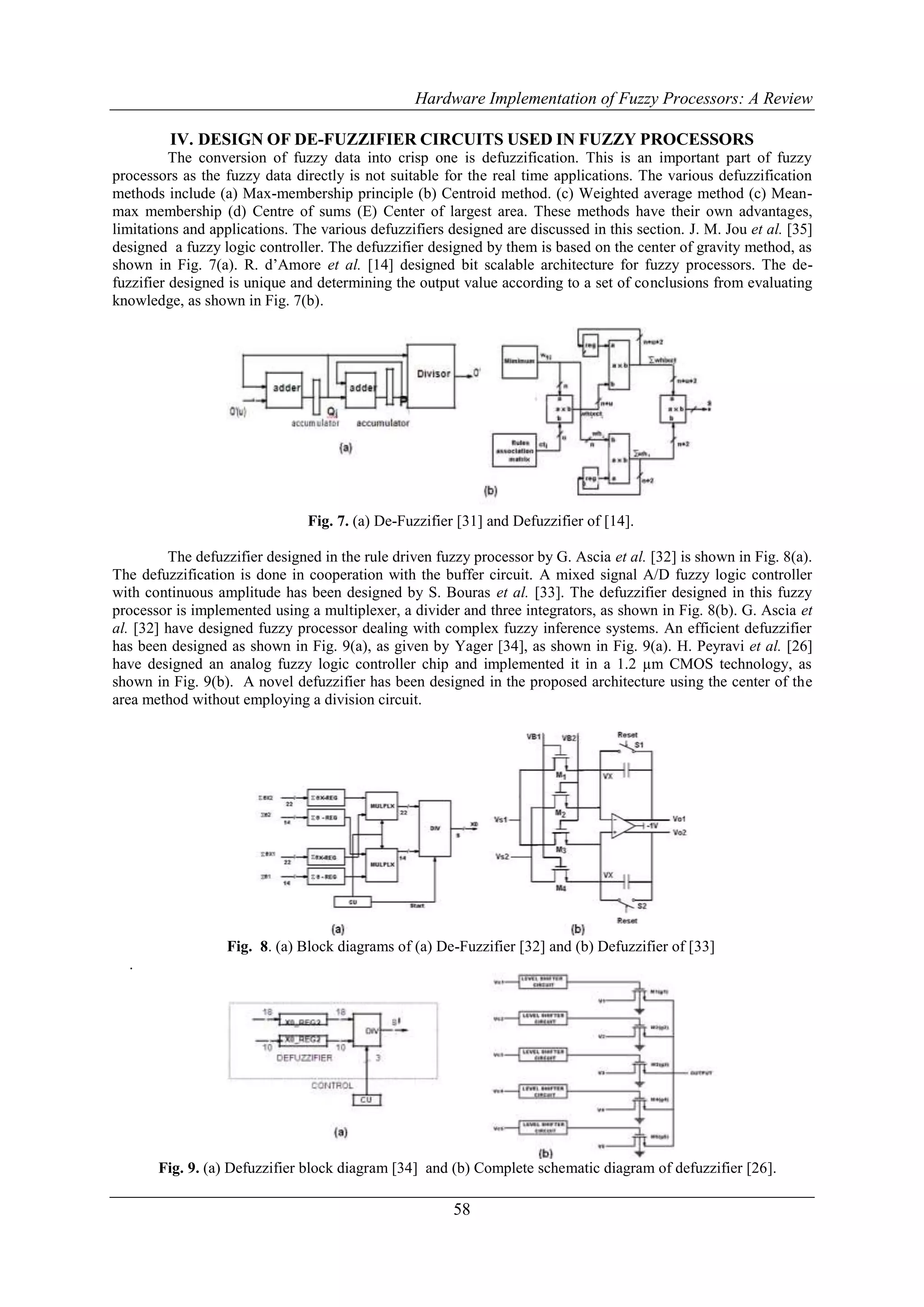 Hardware Implementation Of Fuzzy Processors A Review Pdf