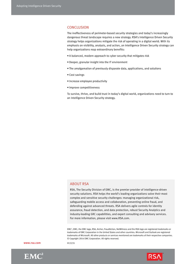 Adopting Intelligence-Driven Security | PDF