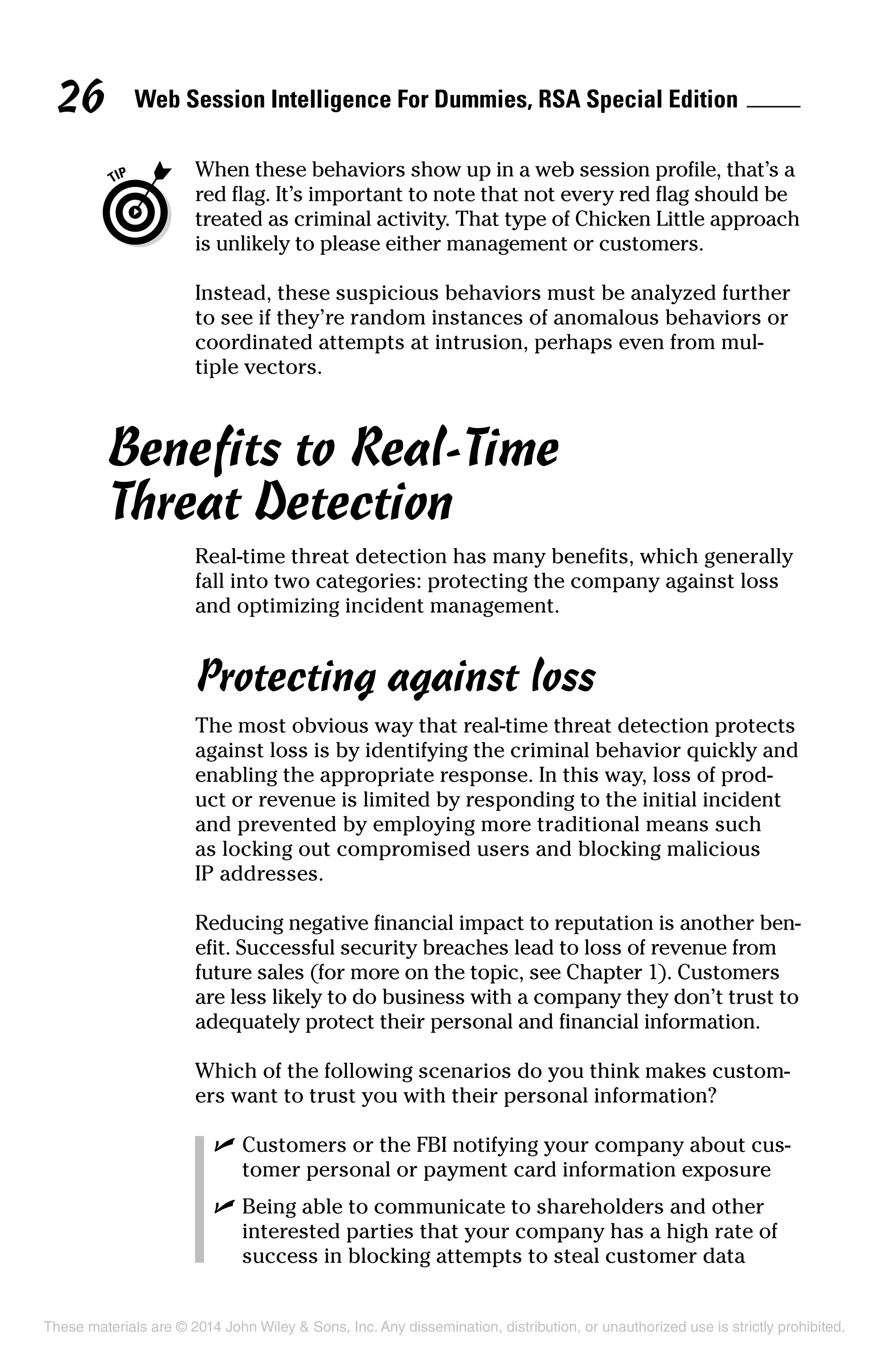 Web Session Intelligence for Dummies | PDF