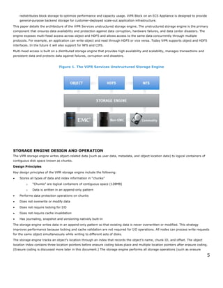 EMC ViPR Services Storage Engine Architecture | PDF | Data Storage and Warehousing | Computing
