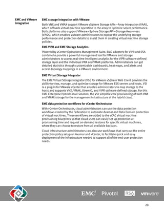 EMC Enterprise Hybrid Cloud 2.5.1, Federation SDDC Edition: Foundation ...