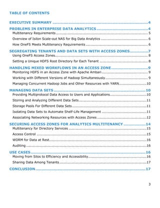 EMC Isilon Multitenancy for Hadoop Big Data Analytics | PDF