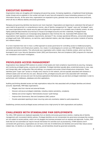 Connecting Access Governance and Privileged Access Management | PDF