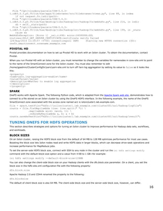 EMC Isilon Best Practices for Hadoop Data Storage | PDF