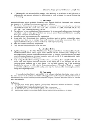 Structural Design of Concrete Structure Using E-Tabs | PDF