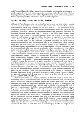 e-Learning Incarcerated: Prison Education and Digital Inclusion | PDF