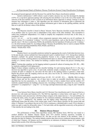 An Experimental Study of Diabetes Disease Prediction System Using ...