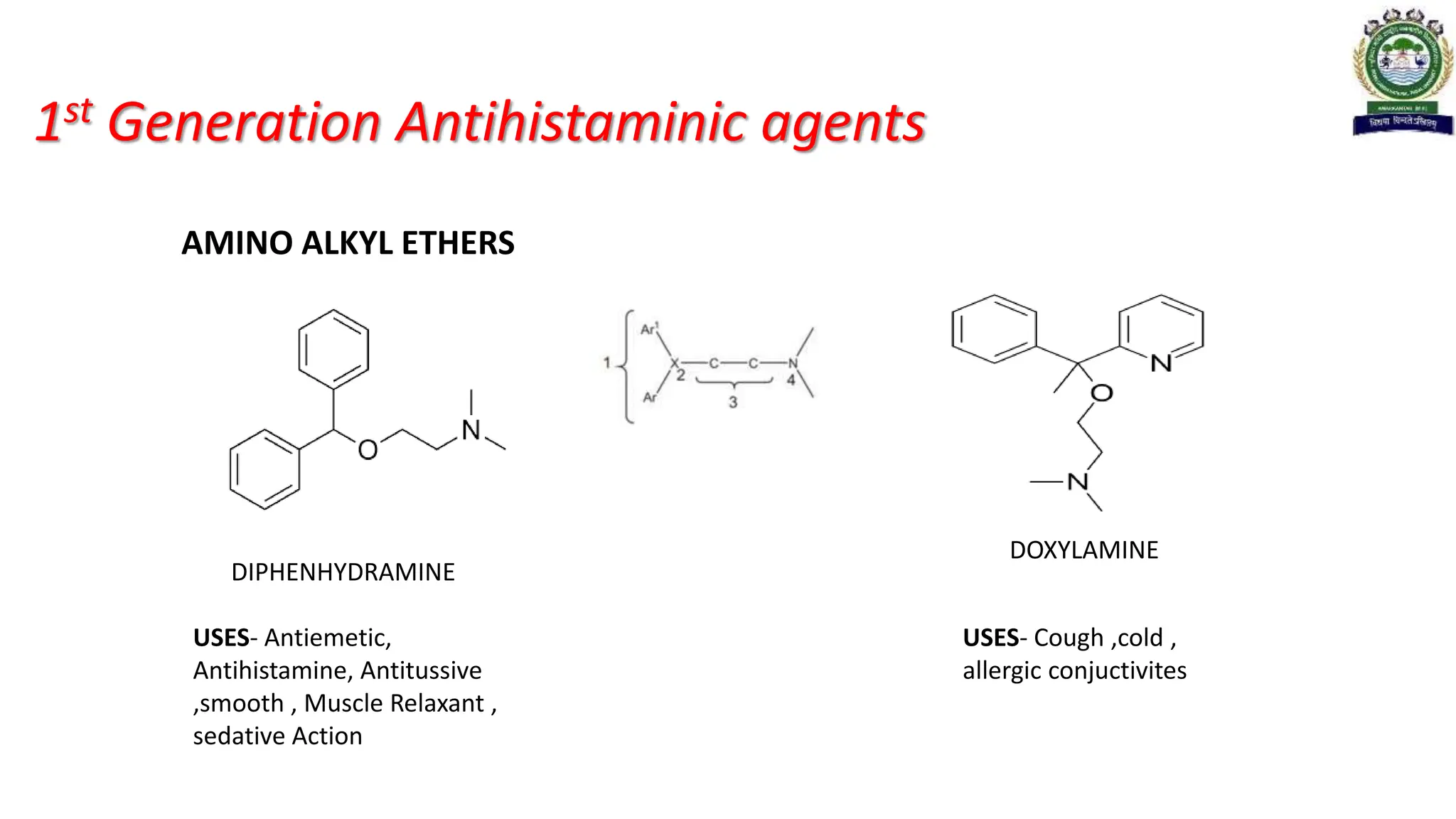 H1 and H2 antagonist Medicinal Chemistry.pptx
