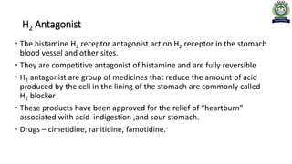 H1 and H2 antagonist Medicinal Chemistry.pptx