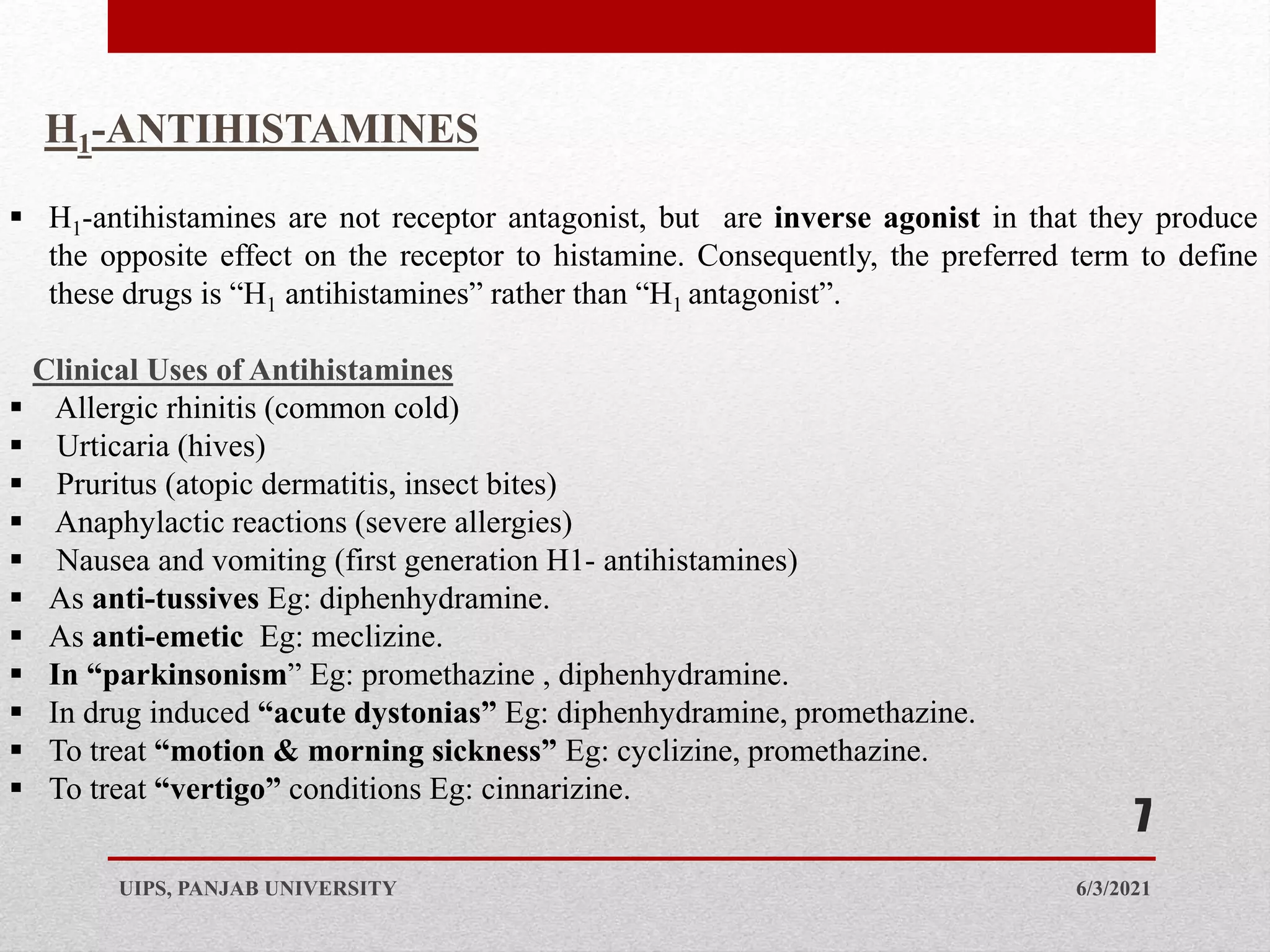 H1 and h2 receptor antagonist | PPTX