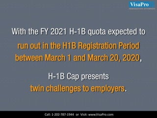 5 Common H-1B Cap 2021 Filing Mistakes: How To Overcome Them? | PPT