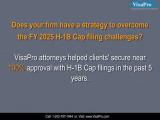 5 Common H-1B Cap 2025 Filing Mistakes: How To Overcome Them? | PPTX