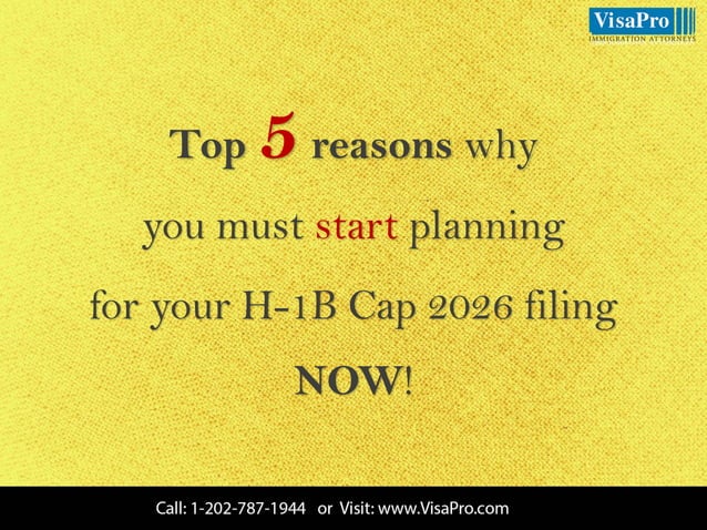 Top 5 H-1B Cap 2026 Filing Secrets from US Immigration Attorney | PDF