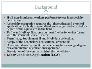 H 1 B LCA Compliance | PPT