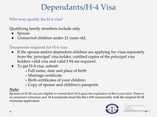 A Guide to the H1B Visa | PPTX