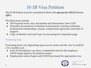 A Guide to the H1B Visa | PPTX