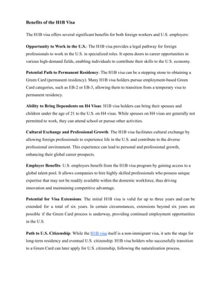 From H1B Visa to US Citizenship: A Comprehensive Guide for Skilled ...