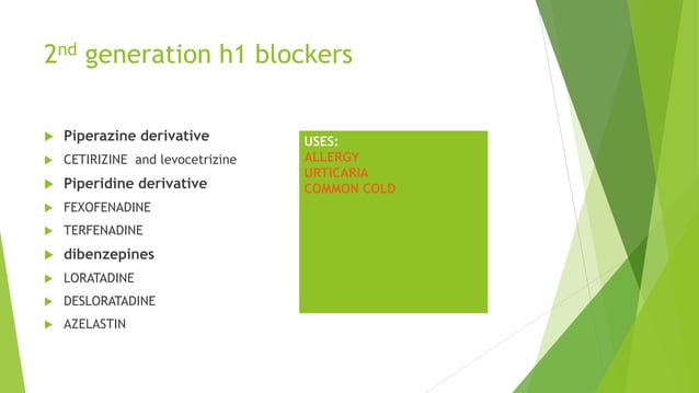 H1 & h2 receptor blockers | PPT