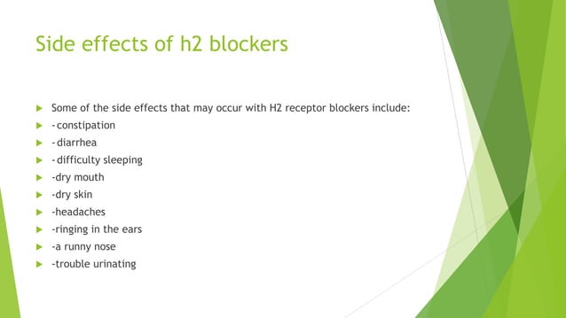 H1 & h2 receptor blockers | PPTX | Allergies | Diseases and Conditions