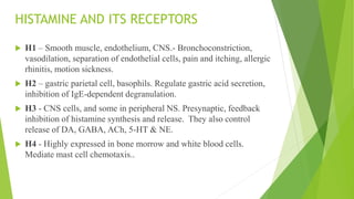 H1 & h2 receptor blockers | PPTX