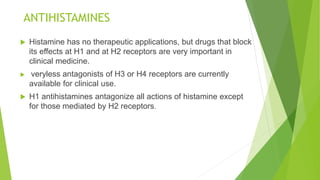 H1 & h2 receptor blockers | PPTX