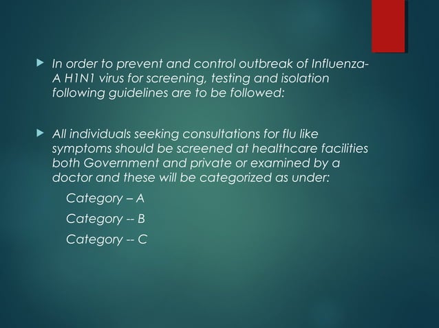 H1 N1 influenza (swine flu) | PPT