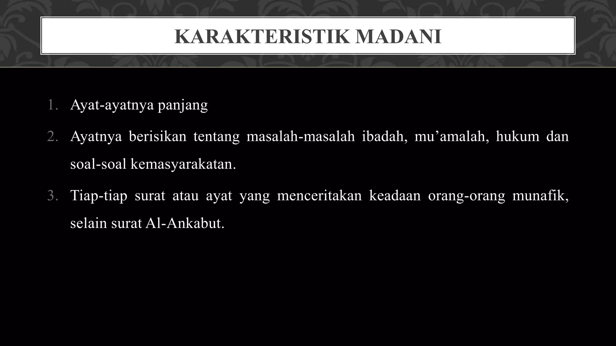 Ppt PSI 1D makki dan madani | PPTX