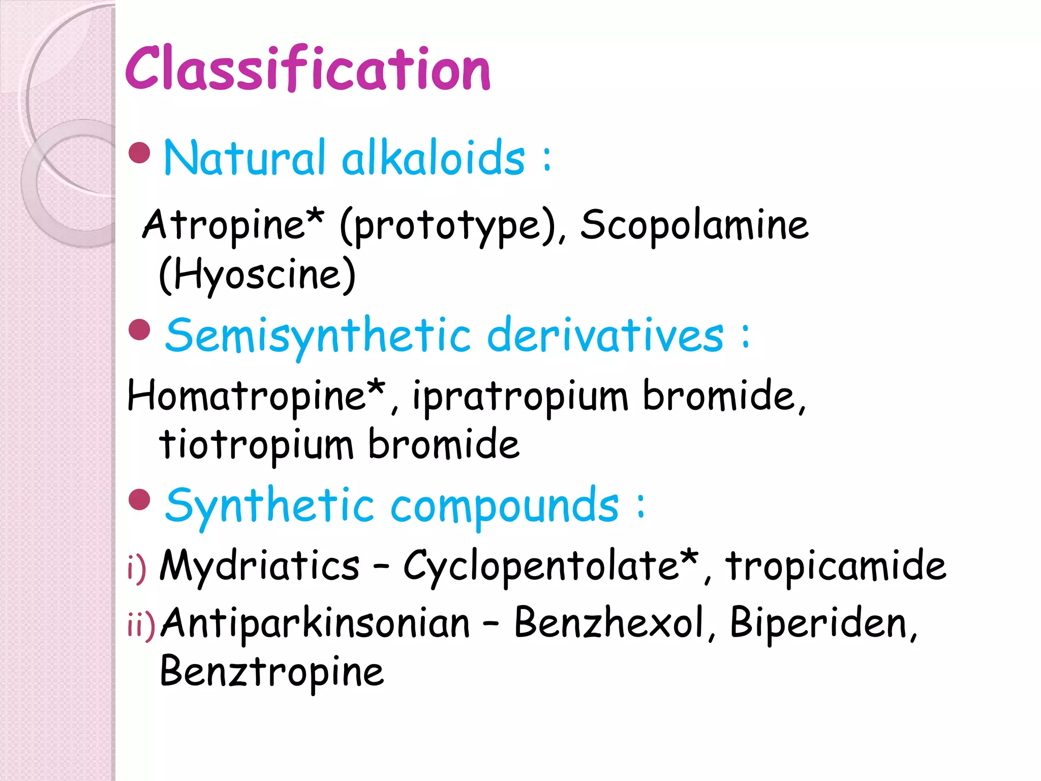4.cholinergic and anticholinergics | PPT