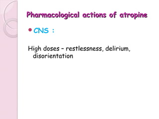 4.cholinergic and anticholinergics | PPT