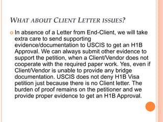 H1b Visa Transfer Process | PPTX