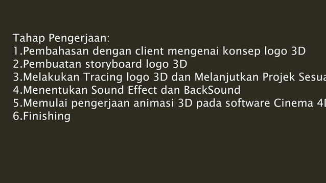 Progress Project Animasi 3D Hari-2 | PPT