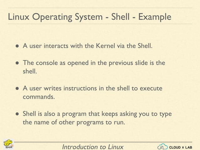 Introduction to Linux | Big Data Hadoop Spark Tutorial | CloudxLab | PPT