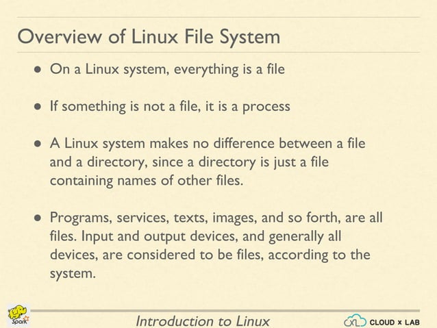 Introduction To Linux Big Data Hadoop Spark Tutorial Cloudxlab Ppt