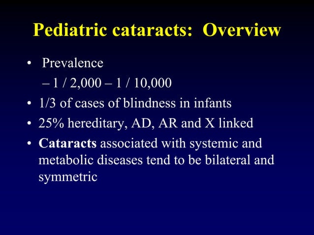 H2 - Congenital & Developmental Cataract.ppt