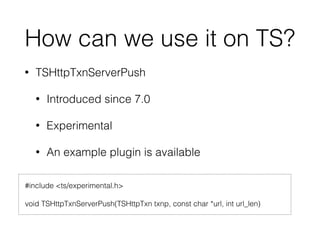 HTTP/2 Server Push | PPT